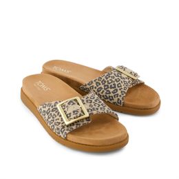 Toms Shoes TOMS Marin Slide Damen Sandalen Leopard