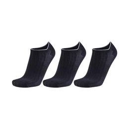 Replay - Liner Socken f&uuml;r Herren/Damen Unisex(3er-Pack) (Schwarz/Grau)