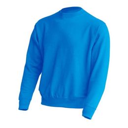 JHK - Sweatshirt Rundhalsausschnitt f&uuml;r Herren/Damen Unisex (Aquablau)