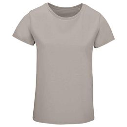 SOLS - "Pioneer" T-Shirt f&uuml;r Damen (Grau meliert)