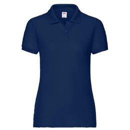 Fruit of the Loom - "65/35" Poloshirt f&uuml;r Damen (Marineblau)