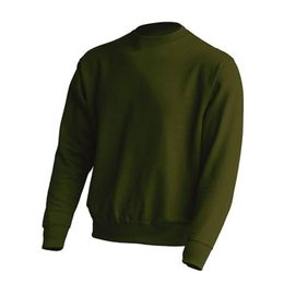 JHK - Sweatshirt Rundhalsausschnitt f&uuml;r Herren/Damen Unisex (Tannengr&uuml;n)