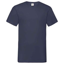 Fruit of the Loom - "Valueweight" T-Shirt V-Ausschnitt f&uuml;r Herren/Damen Unisex (Marineblau)