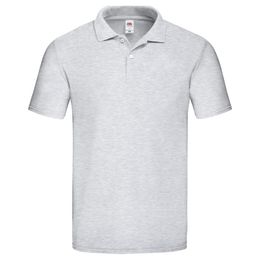 Fruit of the Loom - "Original" Poloshirt f&uuml;r Herren/Damen Unisex (Grau meliert)