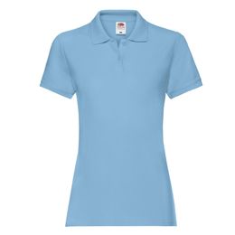 Fruit of the Loom - "Premium" Poloshirt f&uuml;r Damen (Himmelblau)