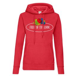 Fruit of the Loom - "Vintage" Kapuzenpullover mit Kapuze f&uuml;r Damen (Rot)