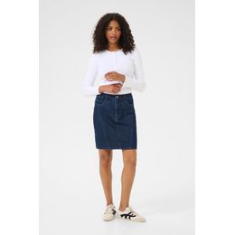 Kaffe Langarm-Bluse KAcarna Slim fit white