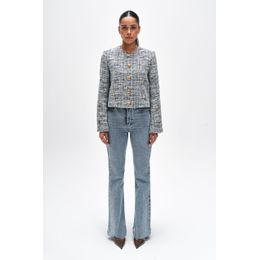 BENU Damen Blauer Blazer mit Goldkn&ouml;pfen
