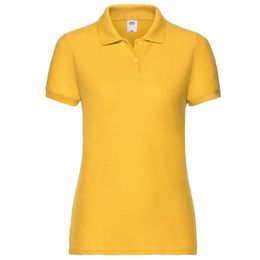 Fruit of the Loom - "65/35" Poloshirt f&uuml;r Damen (Sonnenblume)