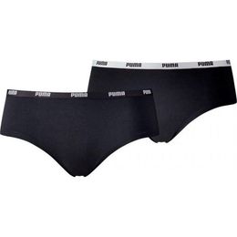 Puma - "Hipster" Slips f&uuml;r Damen(2er-Pack) (Schwarz)