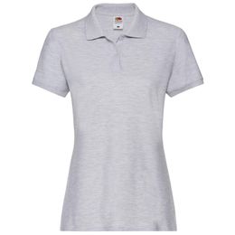Fruit of the Loom - "Premium" Poloshirt f&uuml;r Damen (Grau)