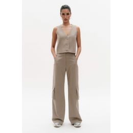 BENU Elegante Damen Taupe Hose