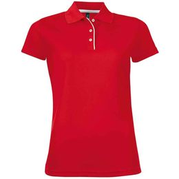 SOLS Performer Sport-Poloshirt f&uuml;r Damen/Damen (Rot)