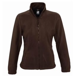 SOLS - "North" Fleecejacke f&uuml;r Damen (Dunkle Schokolade)