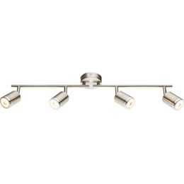 Globo LIGHTING LED Deckenstrahler "COMORE", nickel matt, 1 Stk., Leuchten, Deckenspot/verchromt/Acryl satiniert/Flur/Wohnzimmer, LED Deckenstrahler