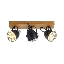 JUST LIGHT Deckenleuchte "BEETLE", schwarz, 3, 1 Stk., Leuchten, ExklusiveE14, Deckenspot Deckenstrahler