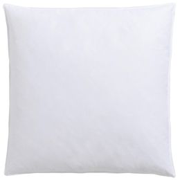 Federkissen Ribeco "Leon", wei&szlig;, B:80cm L:80cm, Bezug: 100% Baumwolle. F&uuml;llung: 90% Federn, 10% Daunen, Kopfkissen, Hergestellt in Deutschland