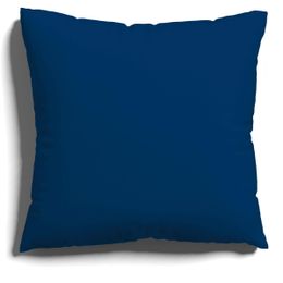 Kissenbezug Schlafgut "EASY JERSEY Kissenh&uuml;lle 100% Baumwolle, weicher Edel-Jersey, b&uuml;gelfrei", blau (blau deep), B:80cm L:80cm, Jersey, Obermaterial: 100% Baumwolle, Kissenbez&uuml;ge, Kissenbezug, mit farblich angepasstem Rei&szlig;verschluss, pflegeleicht, formstabil