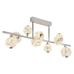 Globo LIGHTING Deckenleuchte "VIRINA", verchromt, H: 45cm, 1 Stk., Leuchten, Deckenlampe Wohnzimmer-Leuchte Schlafzimmer-Leuchte Flur K&uuml;che, Deckenleuchte
