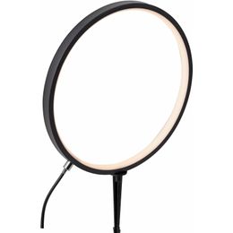 Gartenleuchte JUST LIGHT "ZIRKULU", schwarz, B:32cm H:48cm L:32cm T:32cm &Oslash;:32cm, Leuchten, Gartenleuchte, LED, IP65