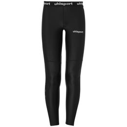 Thermounterhose Uhlsport "Tights DISTINCTION PRO LONG", Herren, Gr. L, 1 Stk., schwarz, Obermaterial: 80% Polyamid PA. 20% Elasthan EL., Unterhosen Thermounterhose