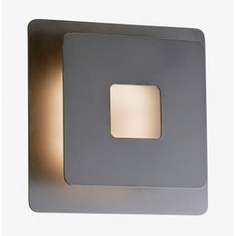 Fischer und Honsel FISCHER & HONSEL Wandleuchte "Hennes", beige (sandschwarz), H: 18cm, 1 Stk., Leuchten, langlebige LED, Wandleuchte