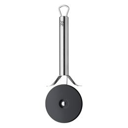 Pizzaschneider WMF "Profi Plus Pizzaschneider", schwarz (edelstahl, schwarz), Cromargan Edelstahl Rostfrei 18/10, Kochmesser, Antihaftbeschichtung, Fingerschutz, &Ouml;se zum Aufh&auml;ngen, robust