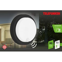 LED Au&szlig;en-Wandleuchte Telefunken "DORTMUND", schwarz-wei&szlig; (schwarz, wei&szlig;), Leuchten, LED Au&szlig;enwandleuchte