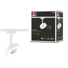 Paulmann Schienensystem-Leuchten "URail LED Schienenspot 3-Step-Dim Circle Einzelspot Signalwei&szlig;", wei&szlig;, &Oslash; 10cm H: 14,7cm, 1 Stk., Leuchten, Memoryfunktion, mehrere Helligkeitsstufen