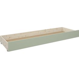 Schubkasten OTTO HOME "ERIK " nur passend zum Daybed "ERIK", gr&uuml;n (olivegr&uuml;n), B:90cm H:20cm, Schubladen, Schubkasten, massive Kiefer, auf Rollen