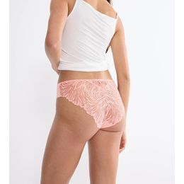 Slip Triumph "Pretty Micro Tai", Damen, Gr. S, strawberry cream, Microfaser, Obermaterial: 86% Polyamid, 14% Elasthan, k&ouml;rpernah, Unterhosen Slip, nahtlos
