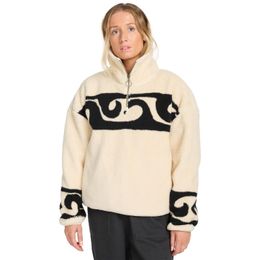 Fleecepullover Billabong "Dont You", Damen, Gr. L, wei&szlig;cap, Obermaterial: 100% Microfaser;, Sweatshirts Fleecepullover