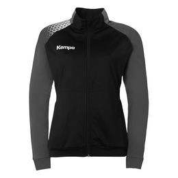 Trainingsjacke Kempa "Trainingsjacke Ambition 28 Poly Women", Damen, Gr. L, schwarz (schwarz, anthra), Obermaterial: 100% Polyester Pol. recyc.., Jacken Trainingsjacke