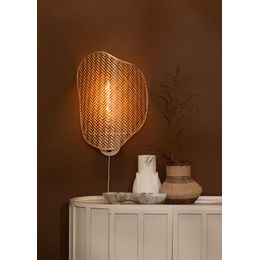 GOOD & MOJO Wandleuchte "KINABALU", braun, 1, &Oslash; 40cm H: 50cm, Leuchten, Wandleuchte