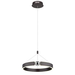 Globo LIGHTING H&auml;ngeleuchte "HENDRICKS", bronzefarben geb&uuml;rstet, &Oslash; 40cm H: 125cm, 1 Stk., Leuchten, H&auml;ngelampe Esszimmer-Leuchte Esstischleuchte Wohnzimmer, H&auml;ngeleuchte