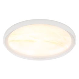 Globo LIGHTING LED Deckenleuchte "TYRONE", wei&szlig;, 1 Stk., Leuchten, Deckenlampe/CCT 2700/4000/6000K/rund/Wohnzimmer/Schlafzimmer, LED Deckenleuchte