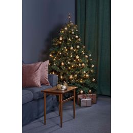 Konstsmide LED-Lichterkette "Weihnachtsdeko", Energieeffizienz: E (A-G), gr&uuml;n, Dioden 200 Stk. Flammen 200 Stk., Kabell&auml;nge 3m x Gesamtl&auml;nge 16,93m, Lichterketten, Micro LED, verschwei&szlig;t, APP-gesteuert (Android & IOS), 200 Dioden