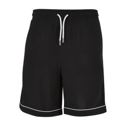 Stoffhose Urban Classics "Urban Classics Herren Bowling Shorts", Herren, Gr. S, US-Gr&ouml;&szlig;en, schwarz, 100% Viskose, unifarben, normal, Hosen Stoffhose