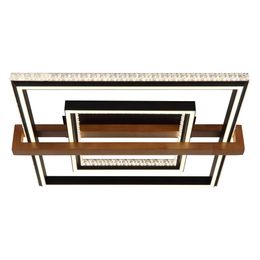 Globo LIGHTING Deckenleuchte "DELORIS", schwarz matt, H: 11,5cm, 1 Stk., Leuchten, Deckenlampe Wohnzimmer-Leuchte Schlafzimmer-Leuchte Flur K&uuml;che, Deckenleuchte