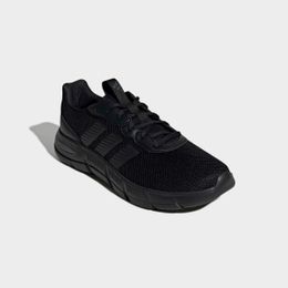 Walkingschuh adidas Sportswear "CLOUDFOAM FLEX LACES", Herren, Gr. 44, core schwarz, core schwarz, grau six, Textil, Schuhe Walkingschuh