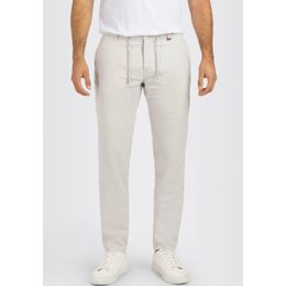 MAC Herren Chinohose "Lennox Sport"kitt, Gr. 40, Web, Obermaterial: 47% Leinen, 34% Polyester, 17% Viskose, 2% Elasthan, Hosen, Leinenstruktur