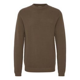 !Solid Strickfleece-Pullover SOLID "Strickpullover SDValencia", Herren, Gr. L, braun (cub), Obermaterial: 100% Baumwolle CO., Pullover
