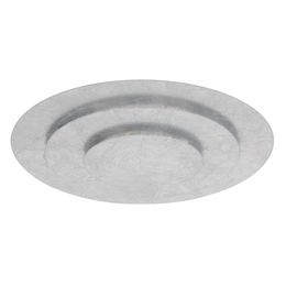 Globo LIGHTING LED Deckenleuchte "HEDA", silber (silberfarben), 1, &Oslash; 35cm H: 7cm, 1 Stk., Leuchten, Deckenlampe, Wohnbereich, Schlafzimmer, LED Deckenleuchte