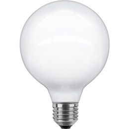 Segula LED-Leuchtmittel "Vintage Line", Energieeffizienz: F (A-G), wei&szlig; (wollwei&szlig;), L:140cm &Oslash;:95cm, Leuchtmittel, dimmbar, Globe 95 opal, E27