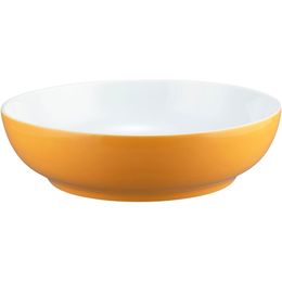 Sch&uuml;ssel Seltmann Weiden "Liberty Pure Colors", mango orange, H:6,8cm &Oslash;:25,4cm, Porzellan, Sch&uuml;sseln, Sch&uuml;ssel, Schale, Bowl