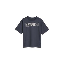 Marc O'Polo T-Shirt MARC O'POLO "aus reiner Bio-Baumwolle", Jungen, Gr. 140, blau, Obermaterial: 100% Baumwolle, unifarben, regular fit, Rundhals, normaler Saum, Shirts T-Shirt