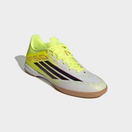 Fu&szlig;ballschuh adidas Performance "F50 LEAGUE, HALLENB&Ouml;DEN", Herren, Gr. 44, team solar gelb 2, core schwarz, lucid rot, Synthetik, Textil, Schuhe Fu&szlig;ballschuh, f&uuml;r Hallenboden