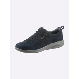 Schn&uuml;rschuh Jomos, Damen, Gr. 36, blau (marine), Veloursleder, Schuhe Schn&uuml;rschuh