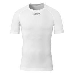 Funktionsunterhemd Kempa "Shortsleeve Performance Pro", Herren, Gr. L, 1 Stk., US, wei&szlig;, Obermaterial: 66% Polyamid Polyam.recyc. 34% Polyamid PA., Unterhemden Funktionsunterhemd