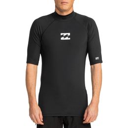Rash Guard Billabong "Waves All Day", Herren, Gr. S, schwarz, Obermaterial:85% Microfaser, 15% Elasthan;, Shirts
